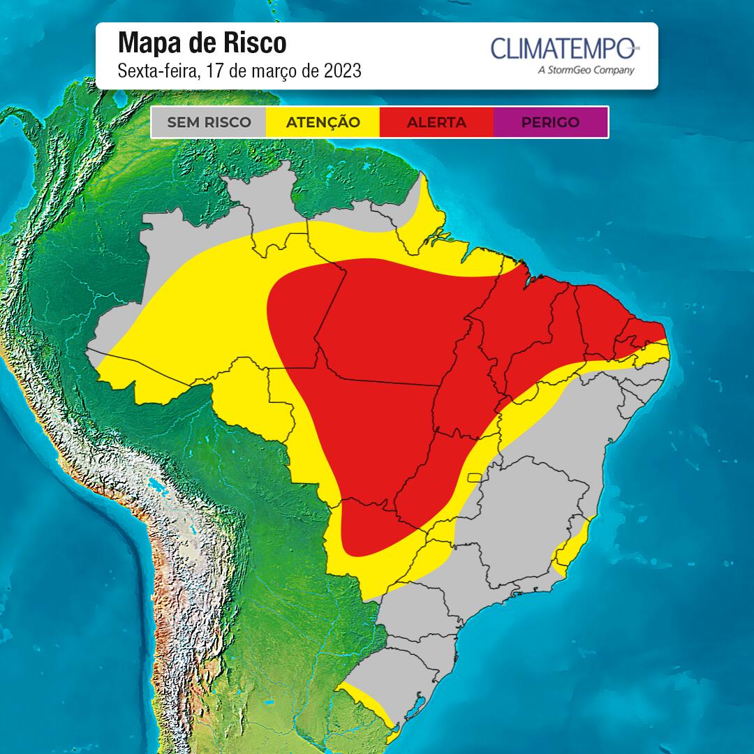 Temporais continuam sobre o Centro-Norte do Brasil | Climatempo
